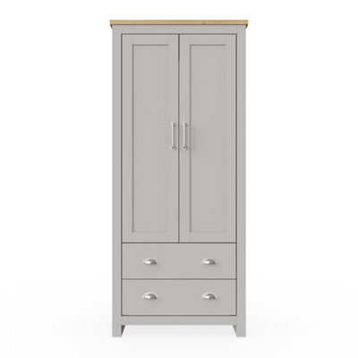 Lisbon 2 Door Double Wardrobe 2 Drawers