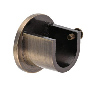 Lister Cartwright 19mm Curtain Pole Ends Brackets with Adjustable ...
