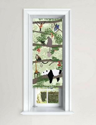Lister Cartwright Asian Rainforest Animal Blackout Roller Blind Child ...