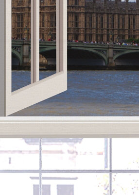 Lister Cartwright Blackout Roller Blind London Window Scene Windows ...