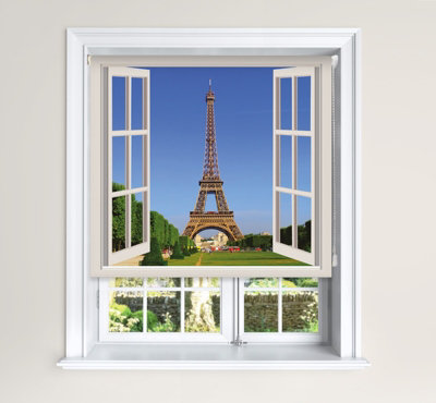 Lister Cartwright Blackout Roller Blind Paris Window Scene Windows ...