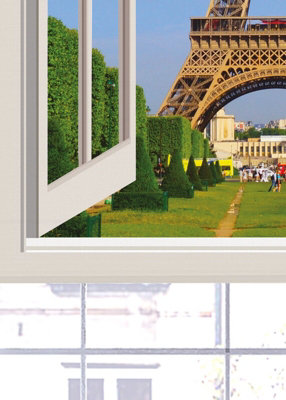 Lister Cartwright Blackout Roller Blind Paris Window Scene Windows ...