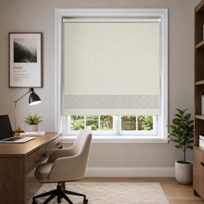 Lister Cartwright Diamante Roller Blinds For Windows - 60 x 165 CM ...