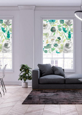 Lister Cartwright Floral Spring Patterned Roller Blinds (100 x 160 cm ...