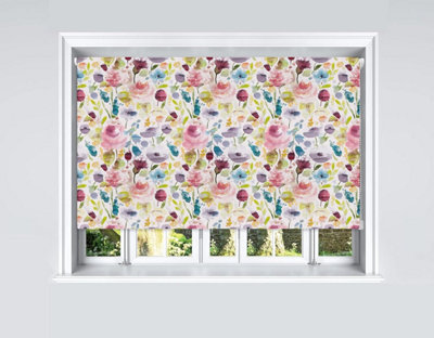Lister Cartwright Floral Summer Patterned Roller Blinds (70 x 160 cm ...
