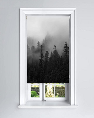 Lister Cartwright Misty Forest Design Blackout Roller Blinds Child ...