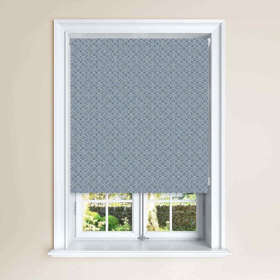 Lister Cartwright Moroccan Tile Print Blackout Roller Blinds Easy Fit ...