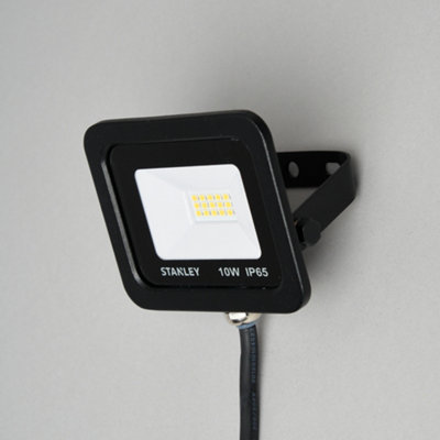Litecraft 2 Pack Stanley Slimline Black 10 Watt LED IP65 Outdoor Wall ...