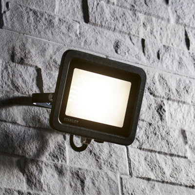 Litecraft 2 Pack Stanley Slimline Black 30 Watt LED IP65 Outdoor Wall ...