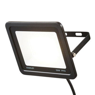 Litecraft 2 Pack Stanley Slimline Black 50 Watt LED IP65 Outdoor Wall ...