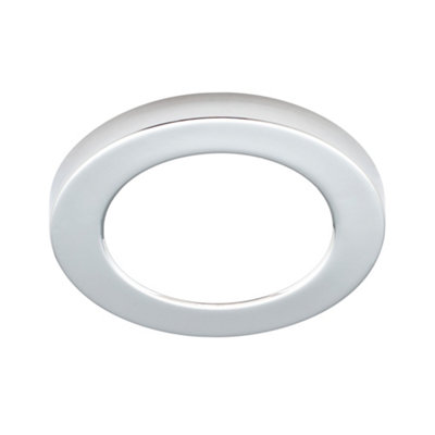 Litecraft Chrome Magnetic Bezel For 12W Darly Bathroom Flush Ceiling Light