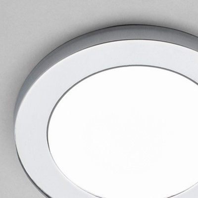 Litecraft Chrome Magnetic Bezel For 12W Darly Bathroom Flush Ceiling Light