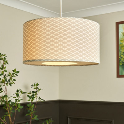 Litecraft Dee Grey Easy Fit Lamp Shade