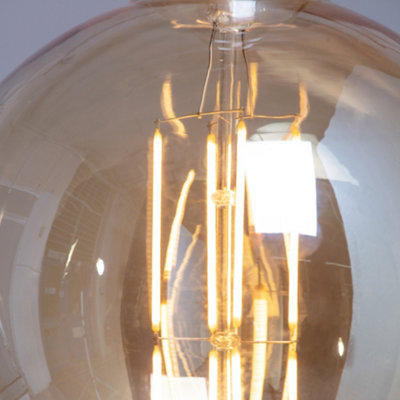 Buy Litecraft E27 6W Amber Warm White Vintage Filament Globe Oversized ...