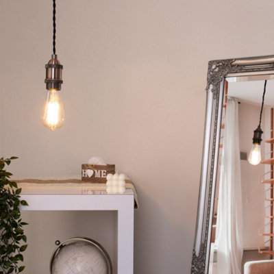 Litecraft E27 6W Pack of 3 Warm White Vintage Filament Tear Drop LED ...