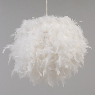 Litecraft Feather Mobile Easy Fit White Glow Kids Lamp Shade