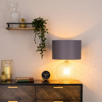 Litecraft Pina Clear Light Up Base Table Lamp | DIY at B&Q