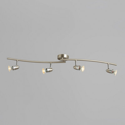 Litecraft Ronja Chrome Spotlight Bar with LED Bulbs