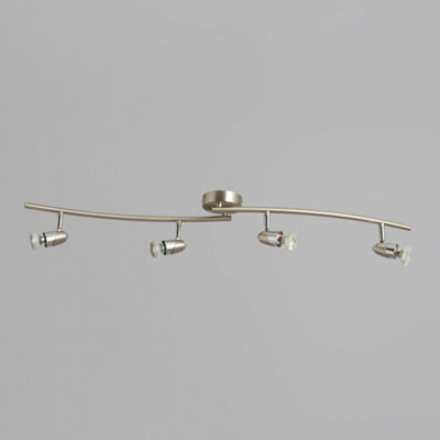 Litecraft Ronja Chrome Spotlight Bar with LED Bulbs