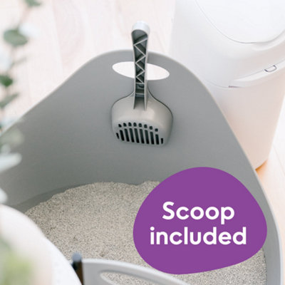Litter Genie Cat Litter Box Grey with Scoop - Angelcare
