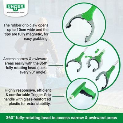 Litter Picker - Trigger Grip - Trash Rubbish Picker Grabber - Multi ...