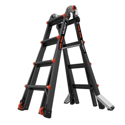 Little Giant 4 Rung Velocity PRO Series 2.0 Multi-purpose Ladder | DIY ...