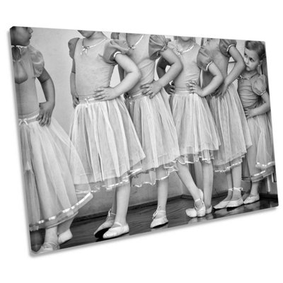 Little Girl Ballerina Performance CANVAS WALL ART Print Picture (H)81cm ...