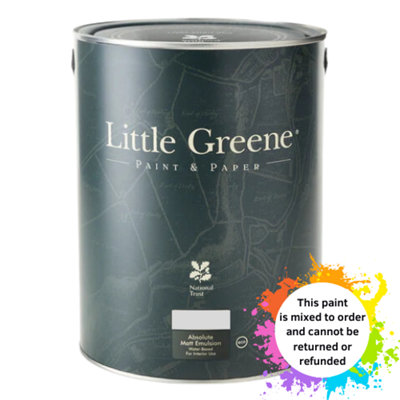 Little Greene Abssolute Matt Mixed Colour 245 Perennial Grey 5 Litre ...