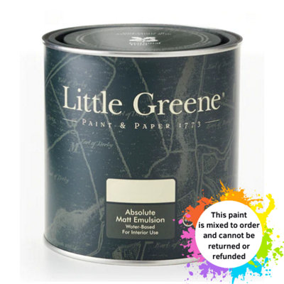 Little Greene Abssolute Matt Mixed Colour 269 Greenstone Light 1 Litre ...