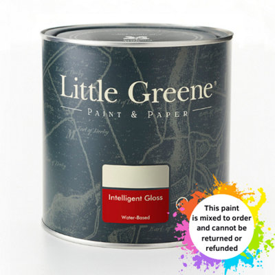 Little Greene Intelligent Gloss Mixed Colour 77 Portland Stone 1 Litre ...