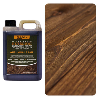 Littlefair's - Outdoor Wood Stain - Autumnal Trail - 2.5 LTR | DIY at B&Q