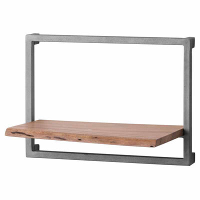Live Edge Collection Medium Shelf - Acacia - L25 x W50 x H35 cm - Brown ...
