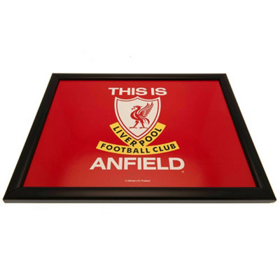 LIVERPOOL FC CUSHION LAP TRAY RED/BLACK/WHITE (ONE SIZE)