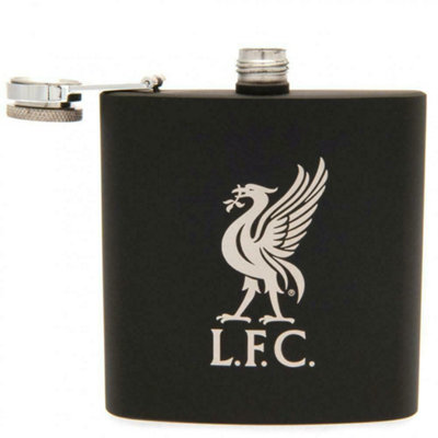 Liverpool FC Executive Hip Flask Black/Silver (One Size) | DIY at B&Q
