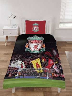 Liverpool FC Kop Single Duvet Cover and Pillowcase Set