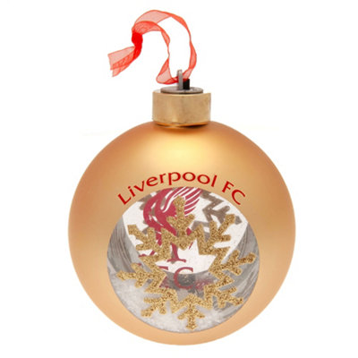Liverpool FC LED Bauble Gold/Red (One Size)