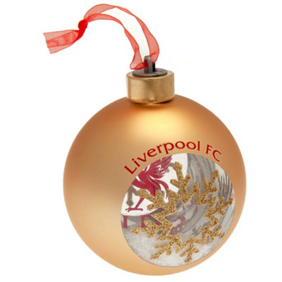 Liverpool FC LED Bauble Gold/Red (One Size)