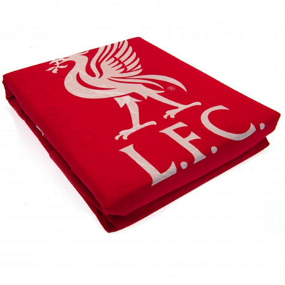 Buy Liverpool FC Pulse Double Duvet Set Red (One Size) at B&Q