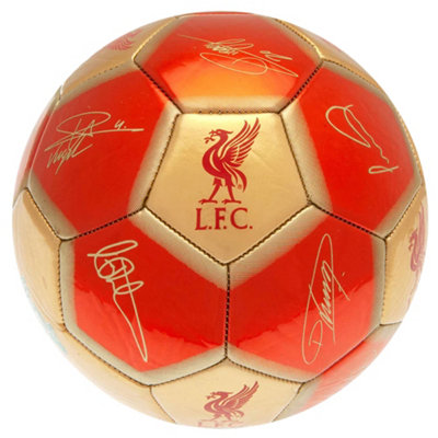 Liverpool FC Signature 26 Panel Football Red (5)