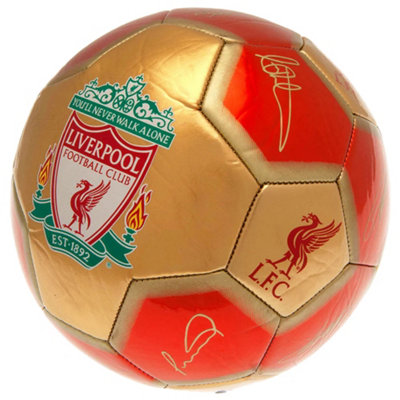 Liverpool FC Signature 26 Panel Football Red (5)
