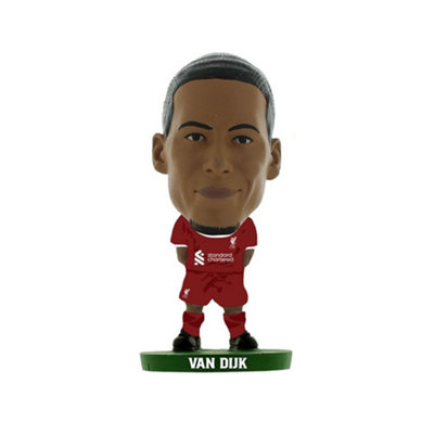 Liverpool FC Virgil Van Dijk 2024 Football Figurine Multicoloured (One ...