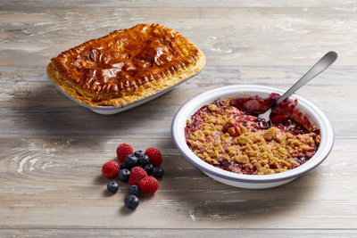 Living Nostalgia Enamel Round 20cm Pie Dish