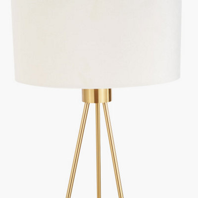 Living Room Floor Lamps Brass Metal Tripod | DIY at B&Q