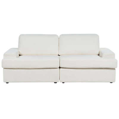 Living Room Set 5 Seater ALLA Boucle Off-White