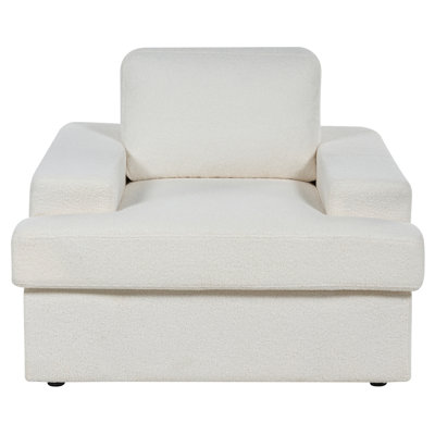 Living Room Set 5 Seater ALLA Boucle Off-White
