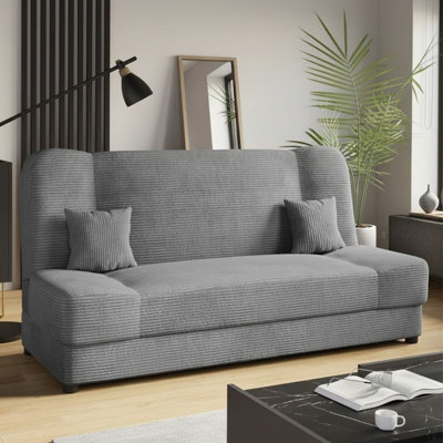 Living Room Sofa JONAS with Click Clack Sleeping Function Storage and ...