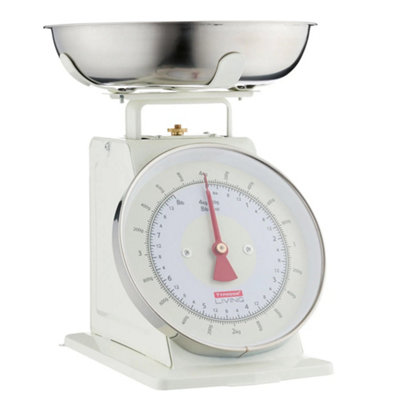 Living Scales Stainless Steel Cream | DIY at B&Q