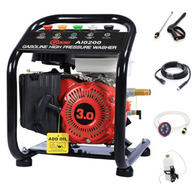 Livingandhome 3.0HP Portable High Power Pressure Jet Washer Engine ...