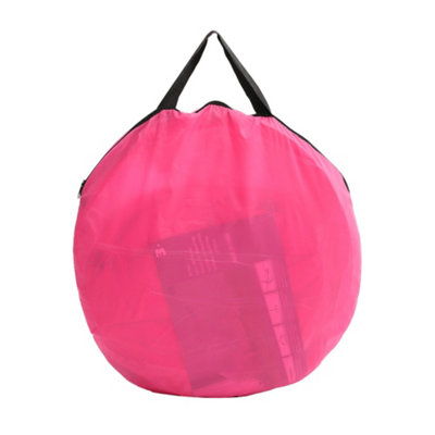 Livingandhome 3 in 1 Pink Kids Play Tent Pop up Rocket Tent Teepee ...