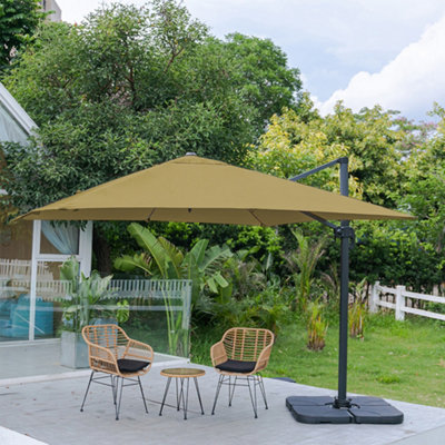 Wooden Tilting Garden Parasol | Fasci Garden